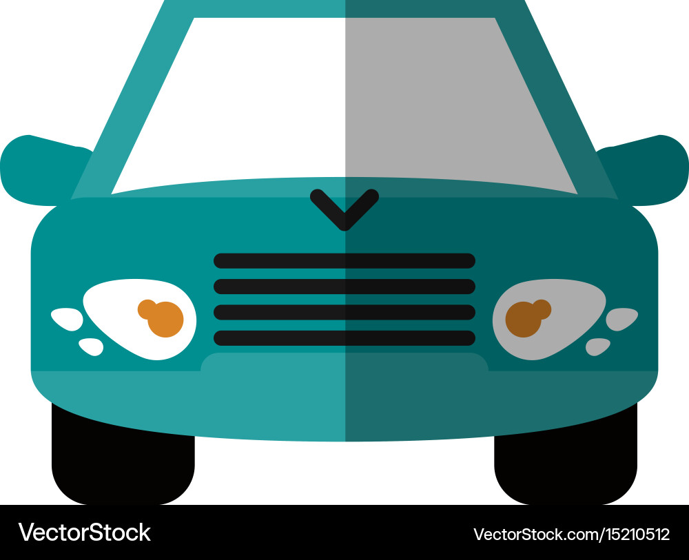 Car flat shadow Royalty Free Vector Image - VectorStock