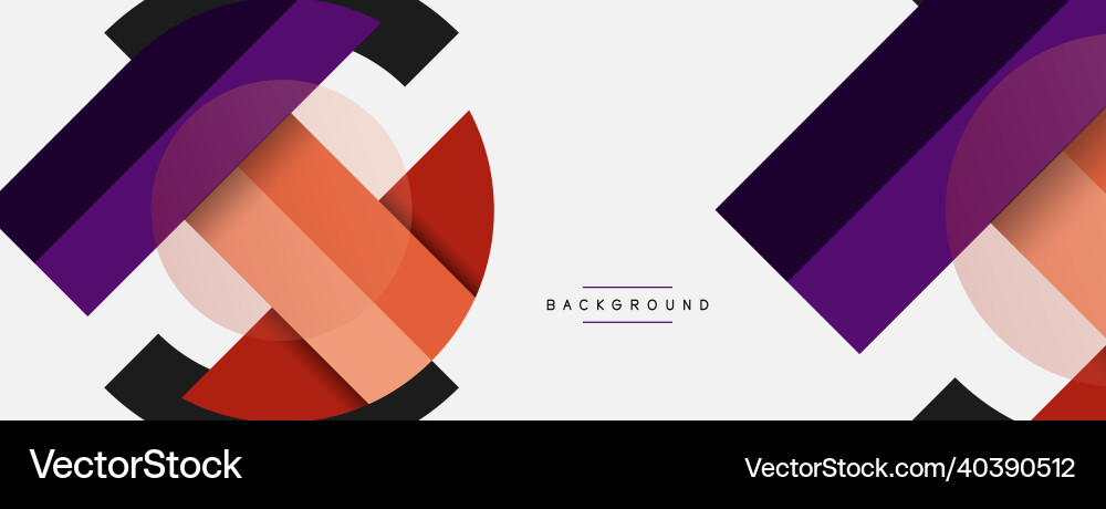 Round geometric shapes lines and circles Vector Image