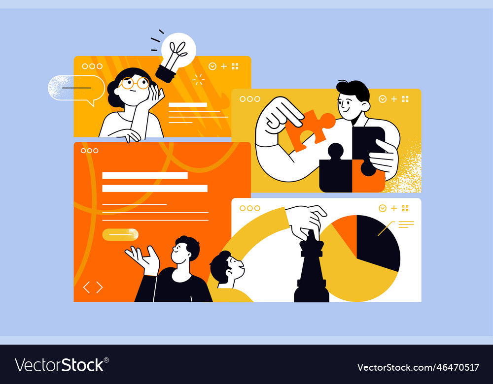 Creative concept Royalty Free Vector Image - VectorStock