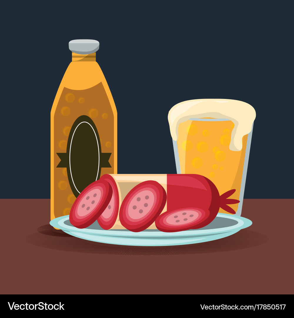 Tasty food design Royalty Free Vector Image - VectorStock