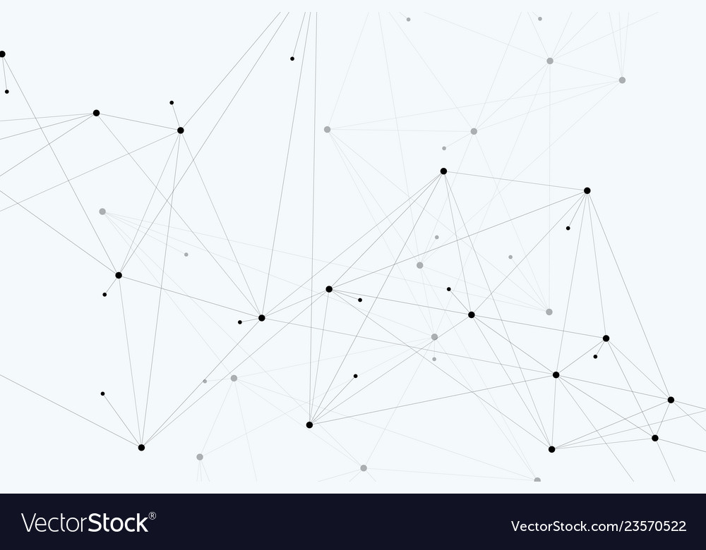 Abstract plexus background with connected lines Vector Image