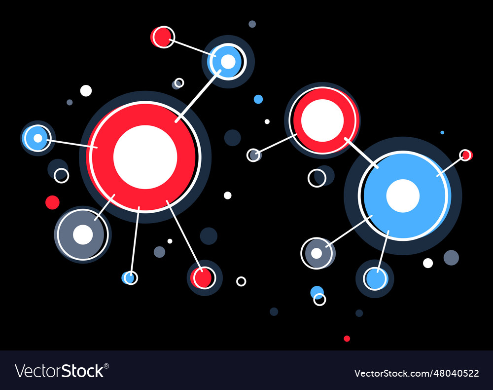 Abstract technology theme background with Vector Image