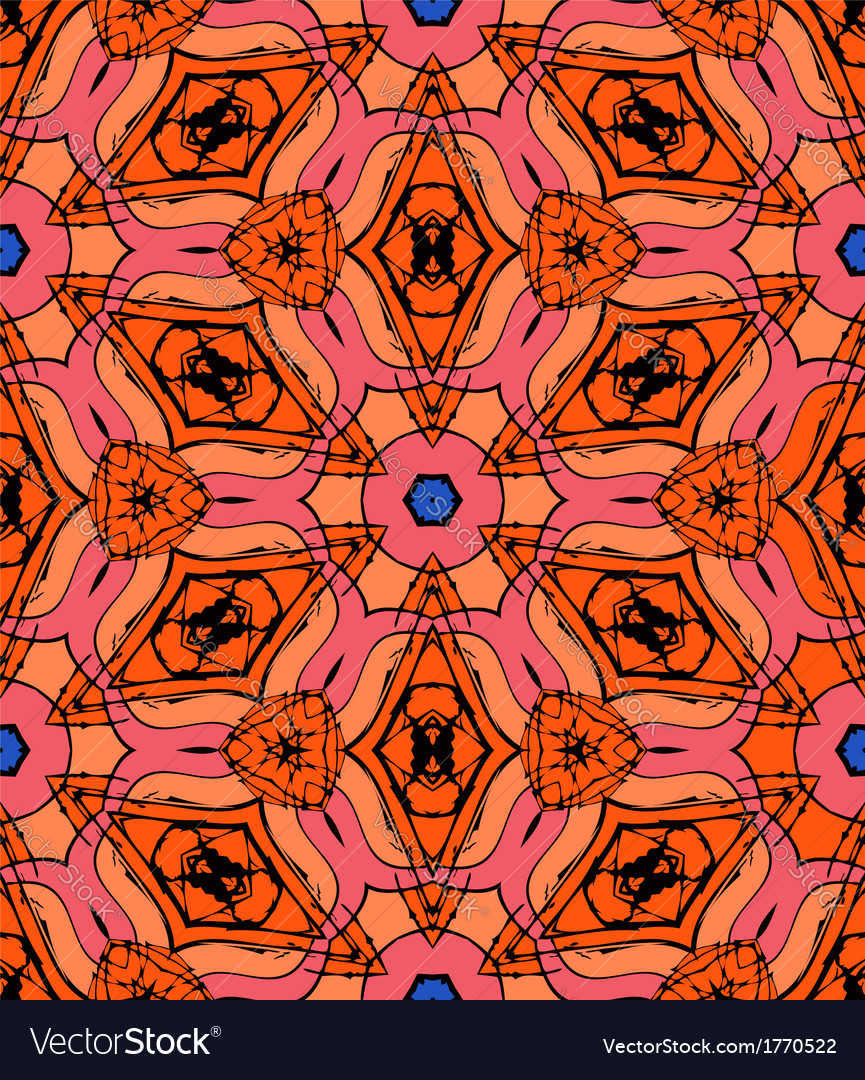 Arabesque pattern design Royalty Free Vector Image