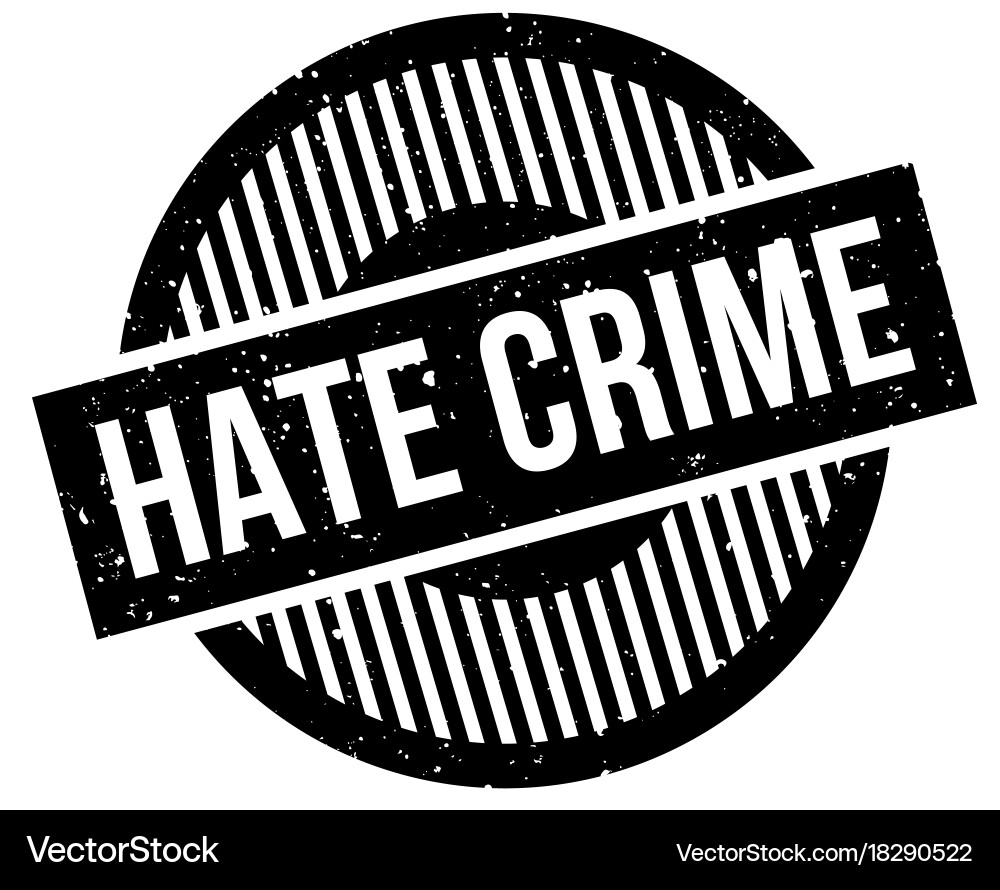 Hate crime rubber stamp Royalty Free Vector Image