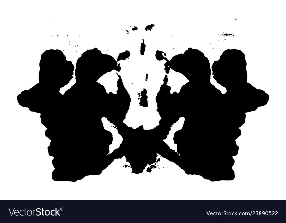 Rorschach inkblot test random Royalty Free Vector Image Rorschach inkblot test random Royalty Free Vector Image