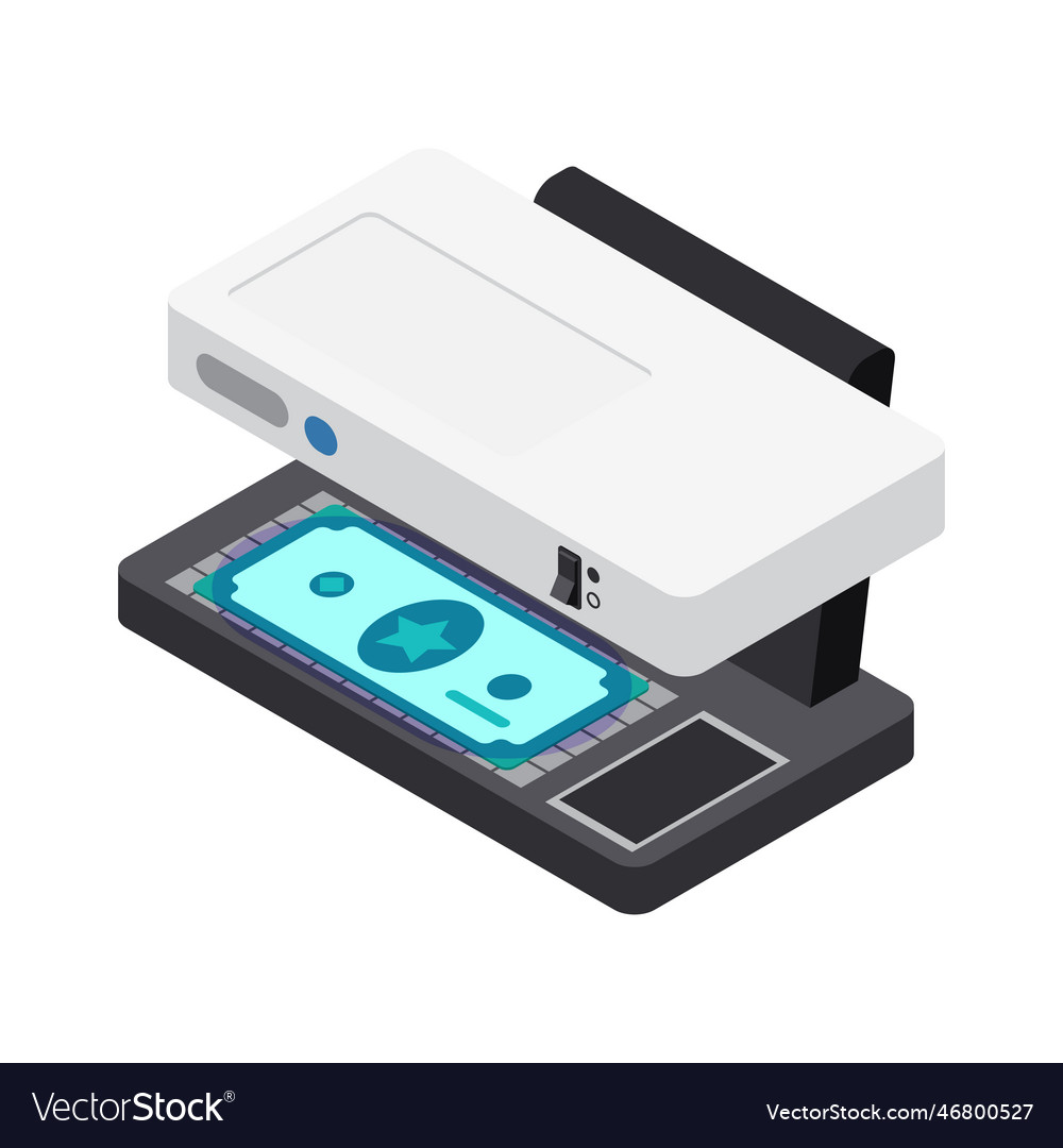 Bill validator icon Royalty Free Vector Image - VectorStock