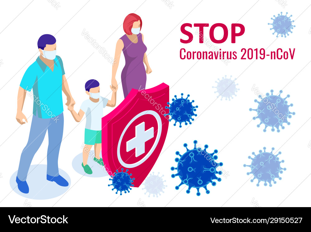 China battles coronavirus outbreak coronavirus Vector Image