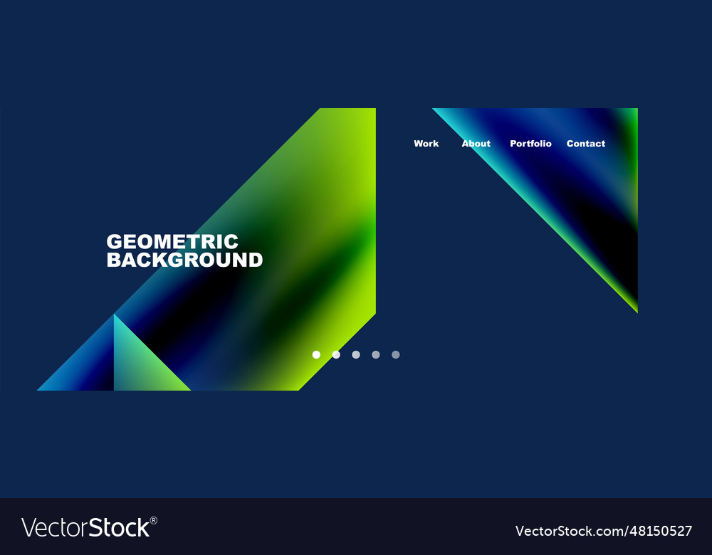 Dynamic lines triangles rectangles geometric Vector Image