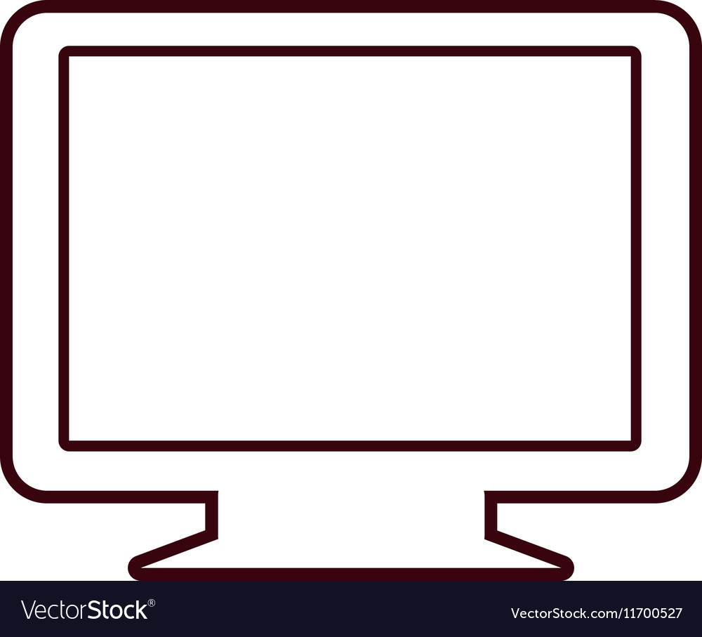 Isolated computer device design Royalty Free Vector Image