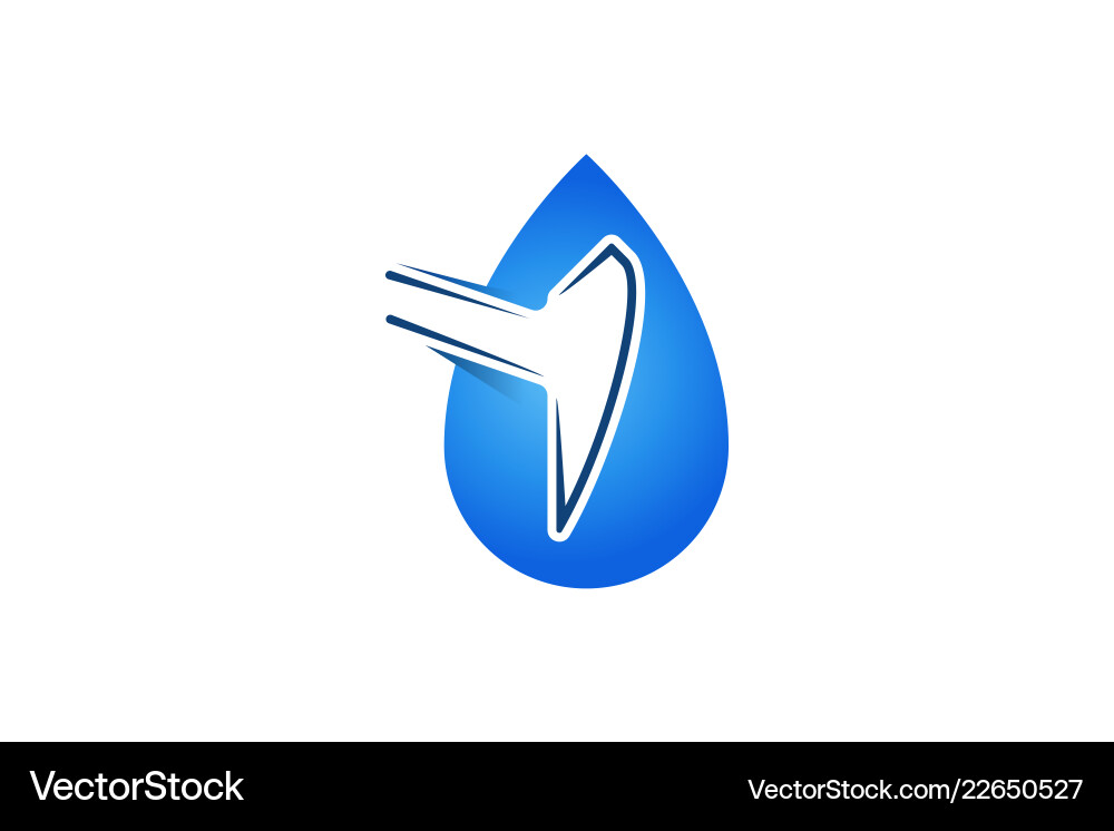 Oil drop mining logo designs inspiration isolated Vector Image