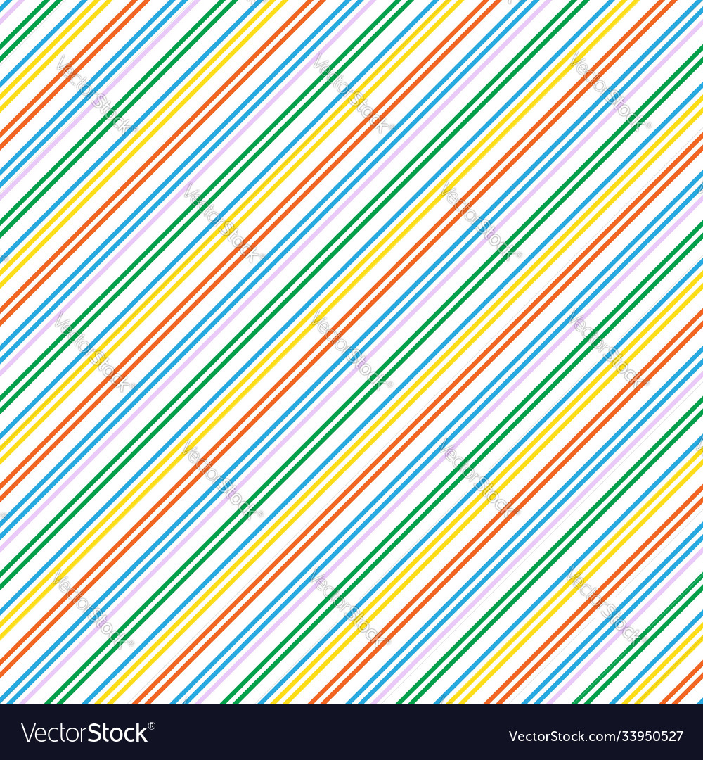 Rainbow stripe seamless pattern background Vector Image