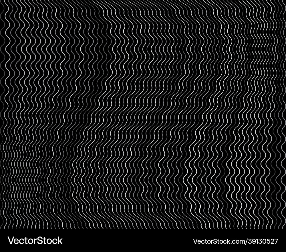 Seamless wavy lines simple pattern Royalty Free Vector Image