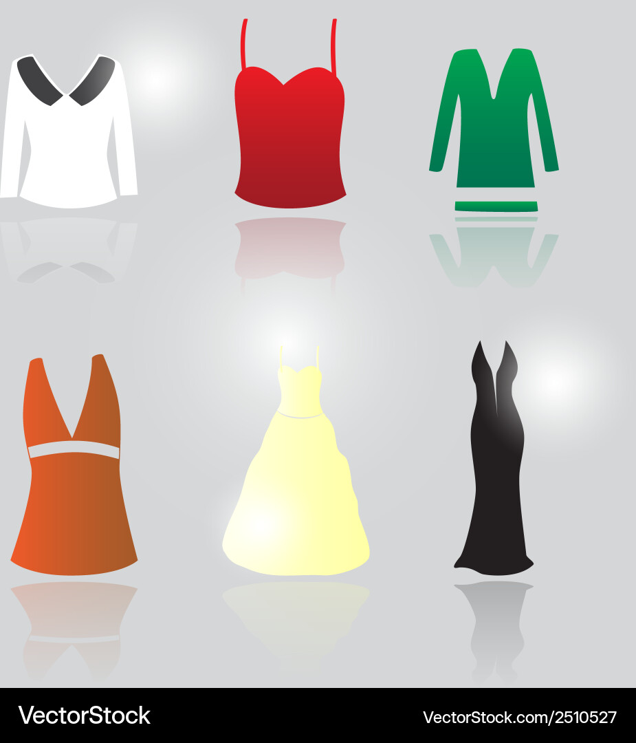 Womens clothing eps10 Royalty Free Vector Image