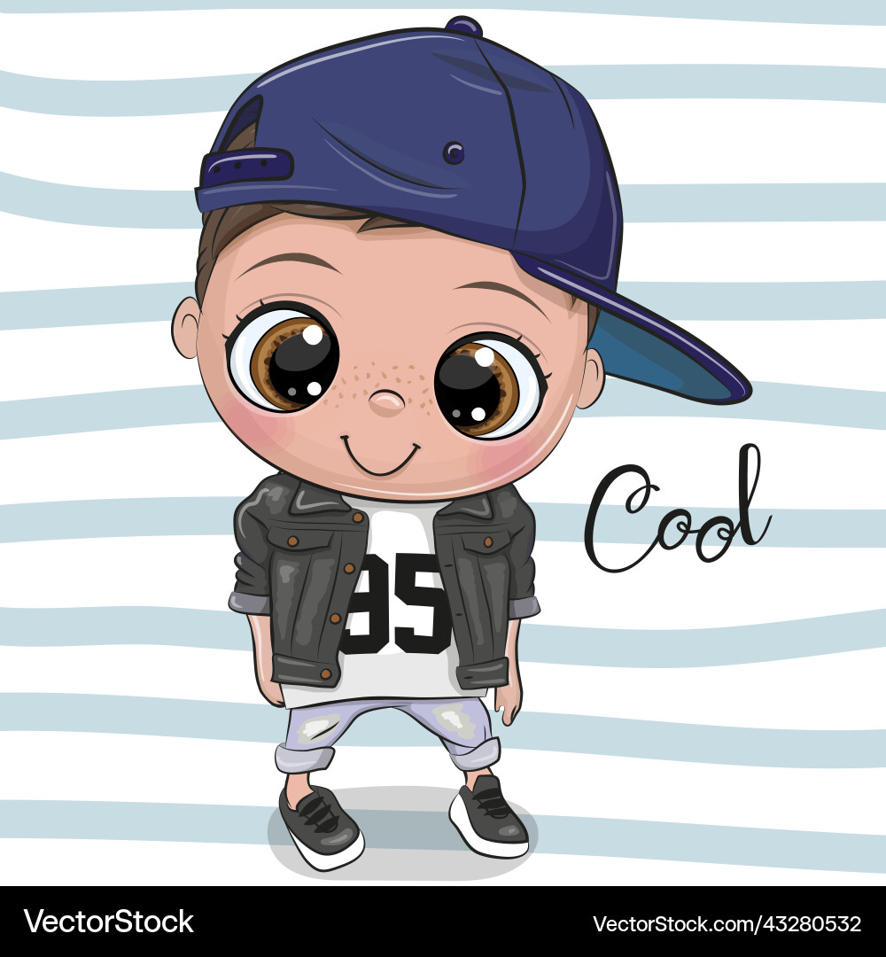 Cool Cartoon Boy
