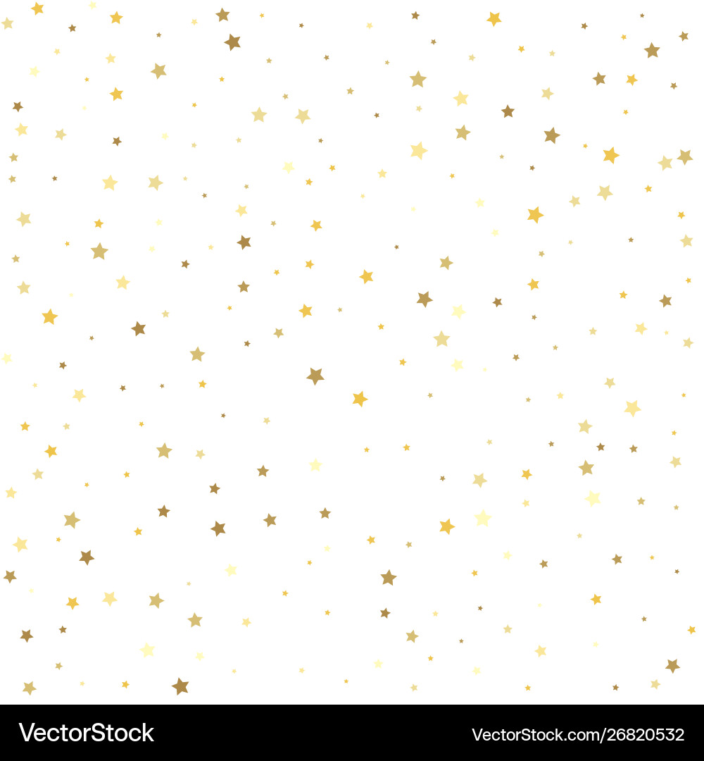 Confetti celebration christmas stars background Vector Image