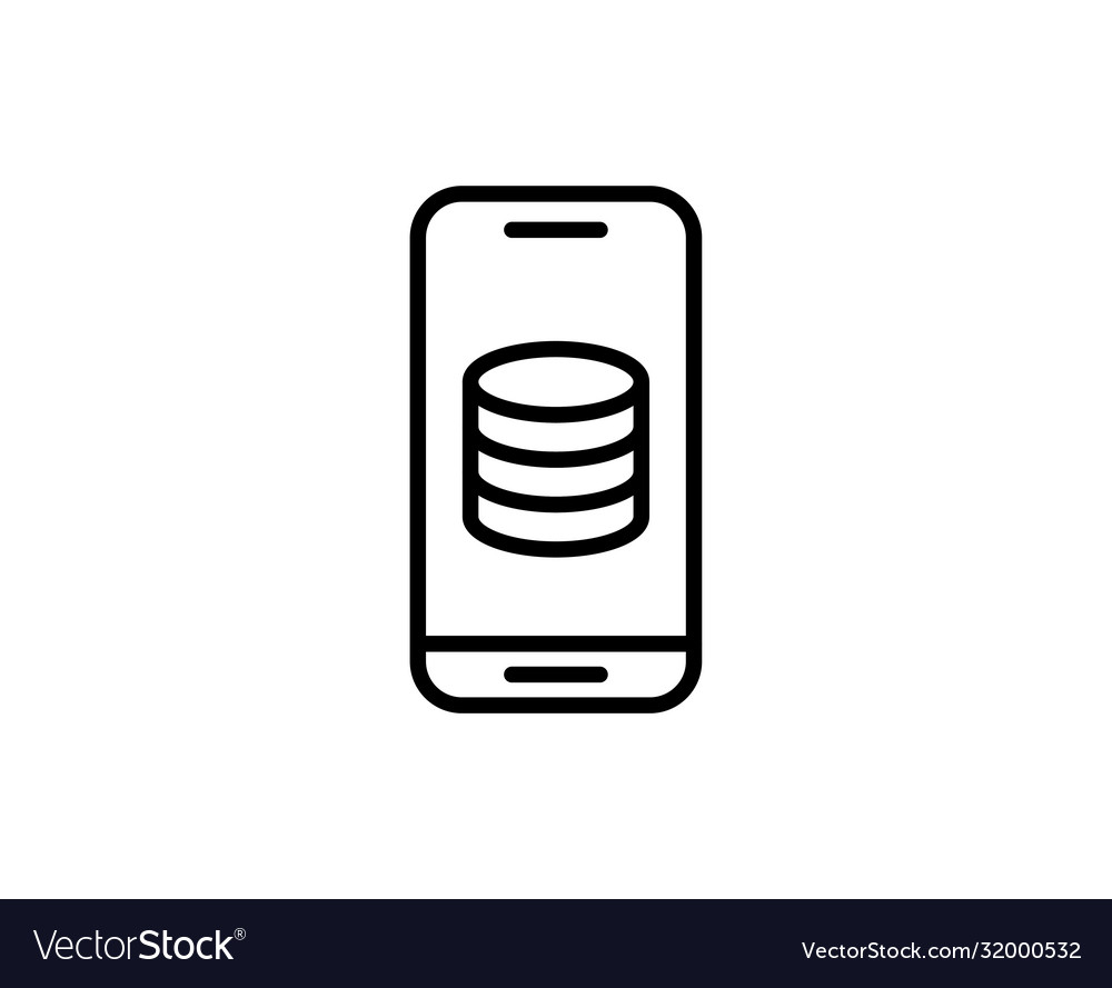 Data line icon Royalty Free Vector Image - VectorStock