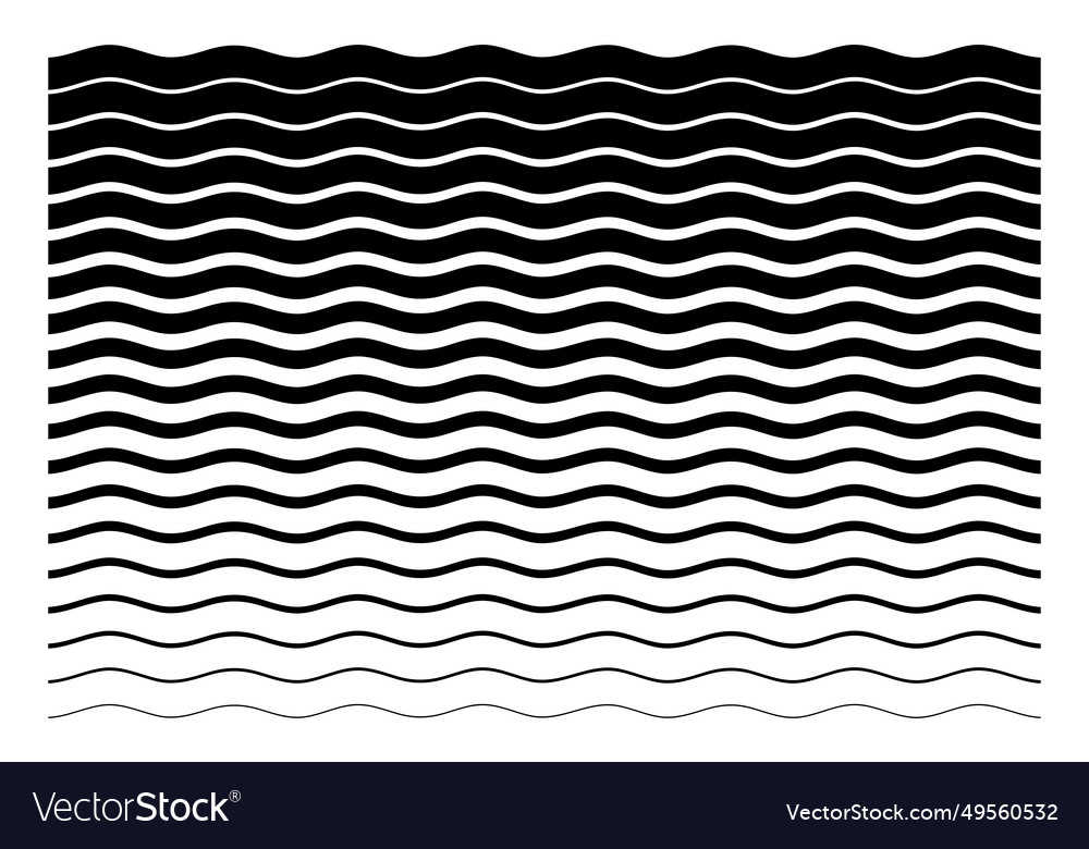 Line wavy pattern background wave gradient Vector Image