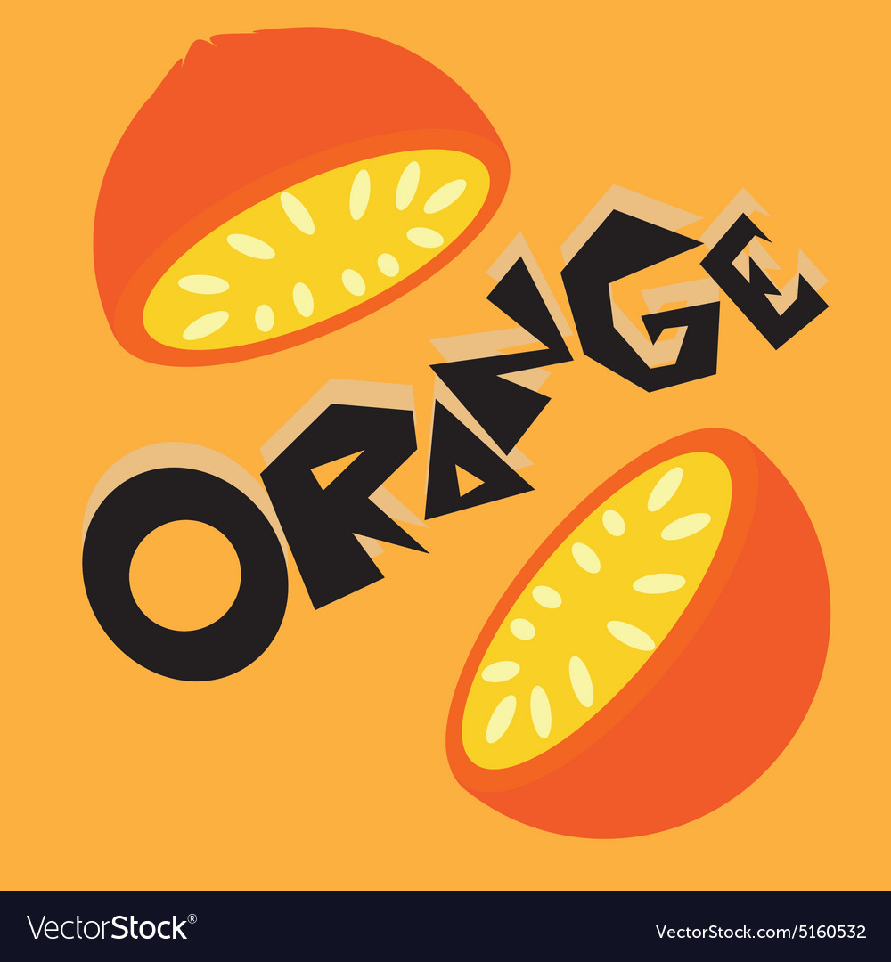 Orange Royalty Free Vector Image - VectorStock