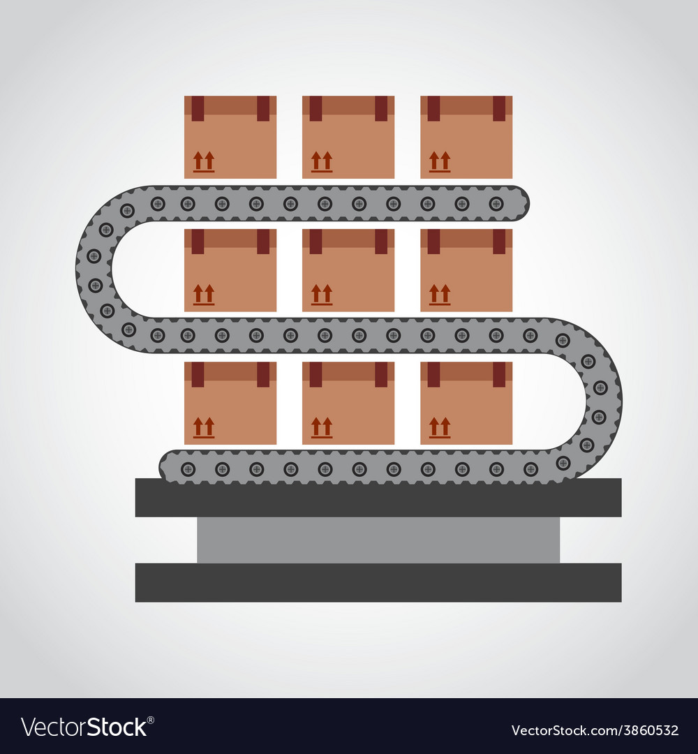 Packing machine Royalty Free Vector Image - VectorStock