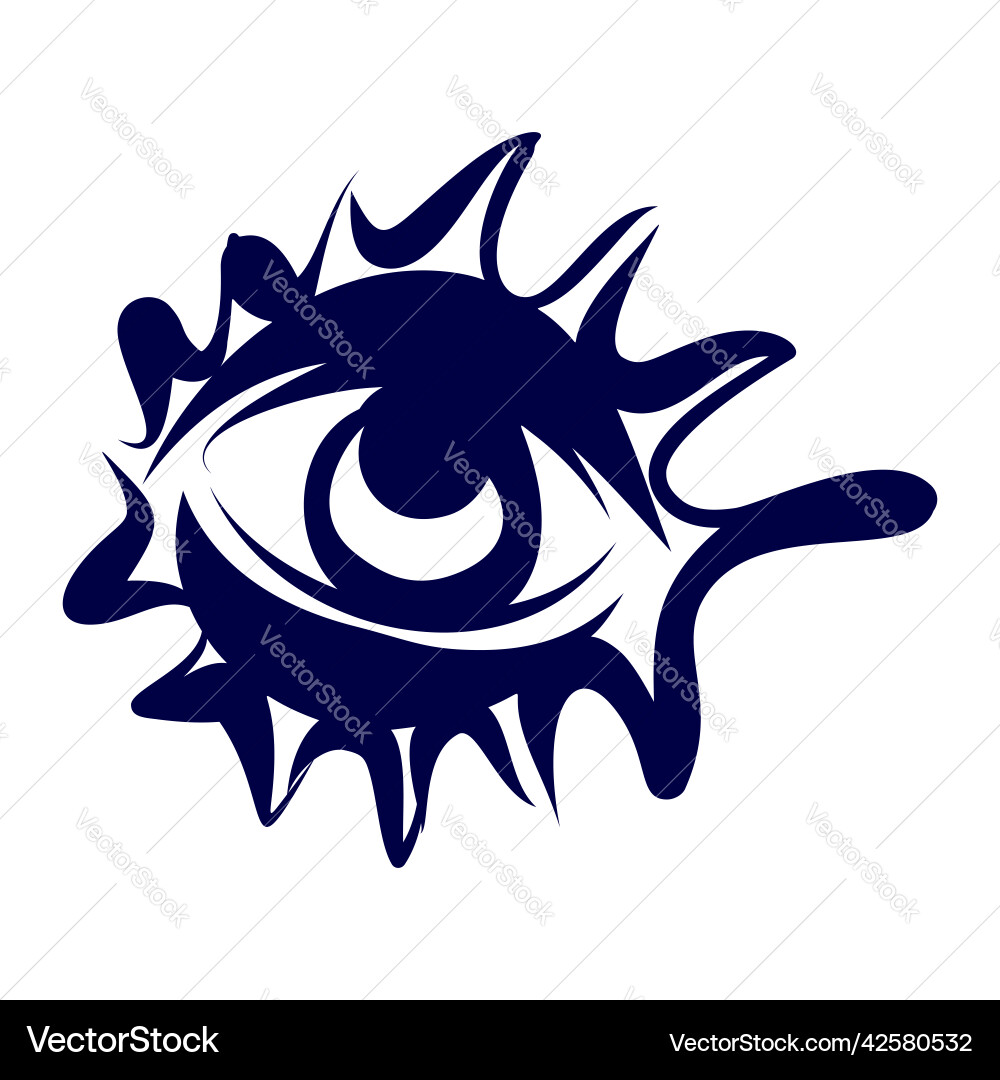 Symbol of eye Royalty Free Vector Image - VectorStock