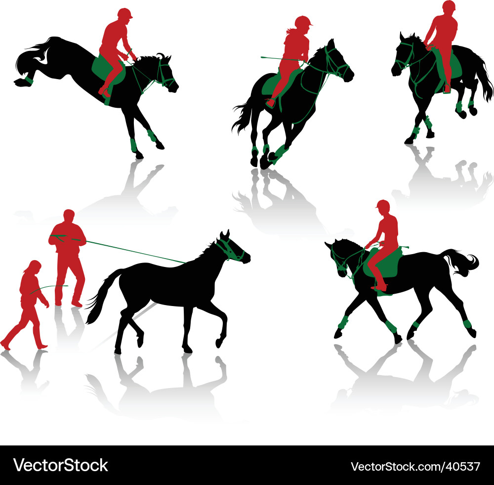 Horses Royalty Free Vector Image - VectorStock