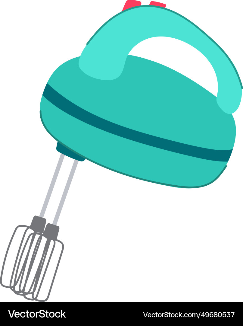 Whisk hand mixer cartoon Royalty Free Vector Image