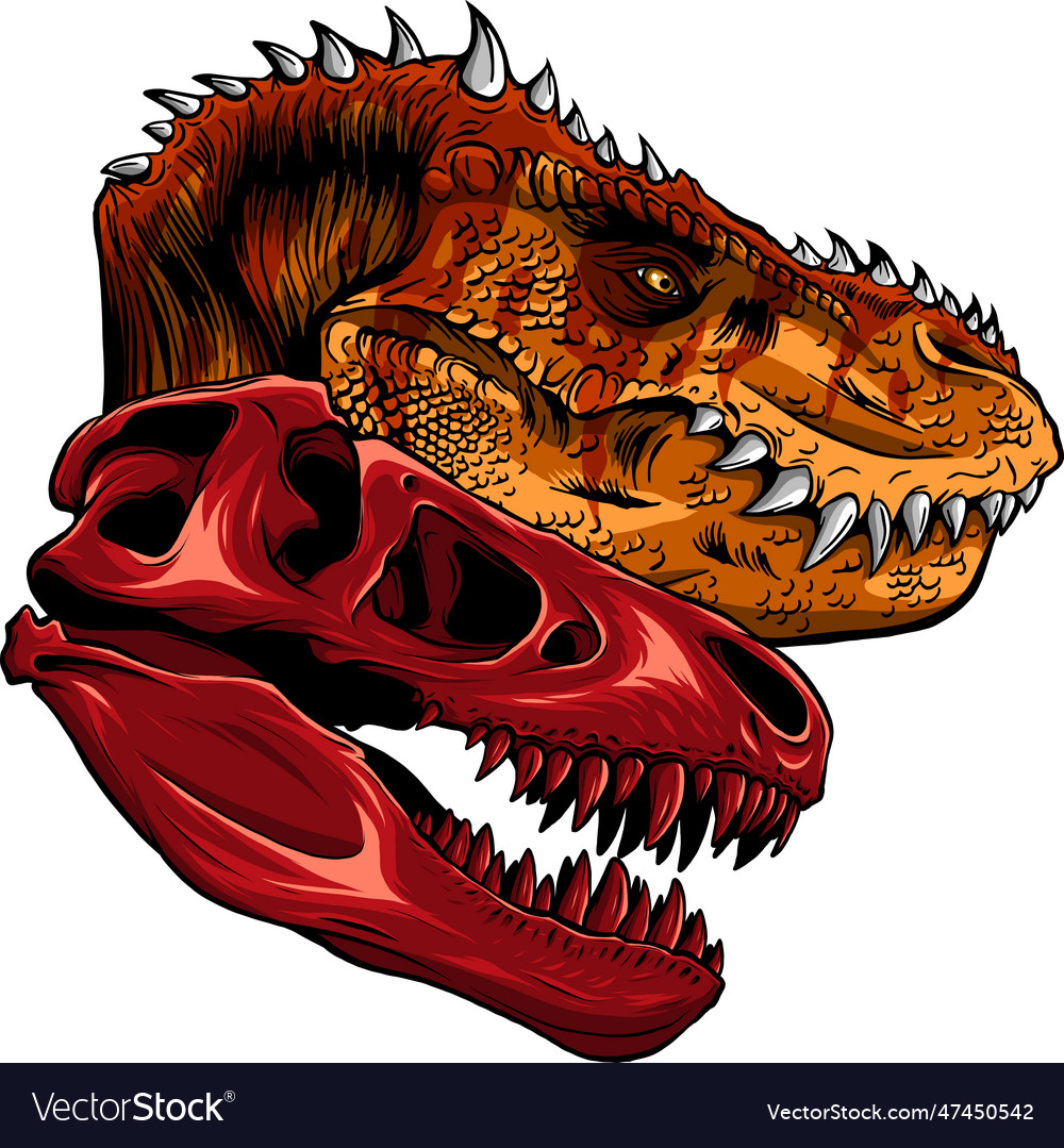 Cartoon t-rex who was very angry staring Vector Image Cartoon t-rex who was very angry staring Vector Image