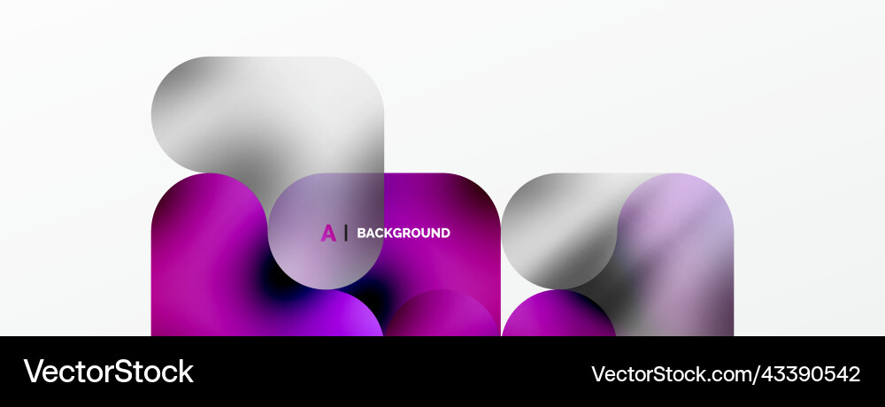 Round shapes and circle geometric abstract Vector Image