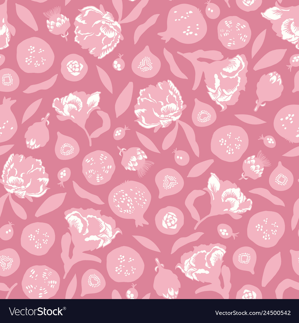 Seamless pattern background with elements Vector Image