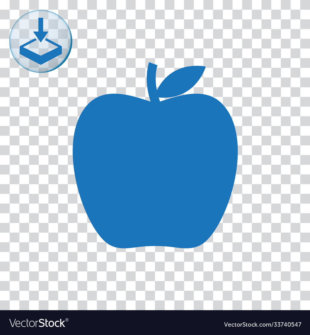 Apple icon for web and mobile Royalty Free Vector Image