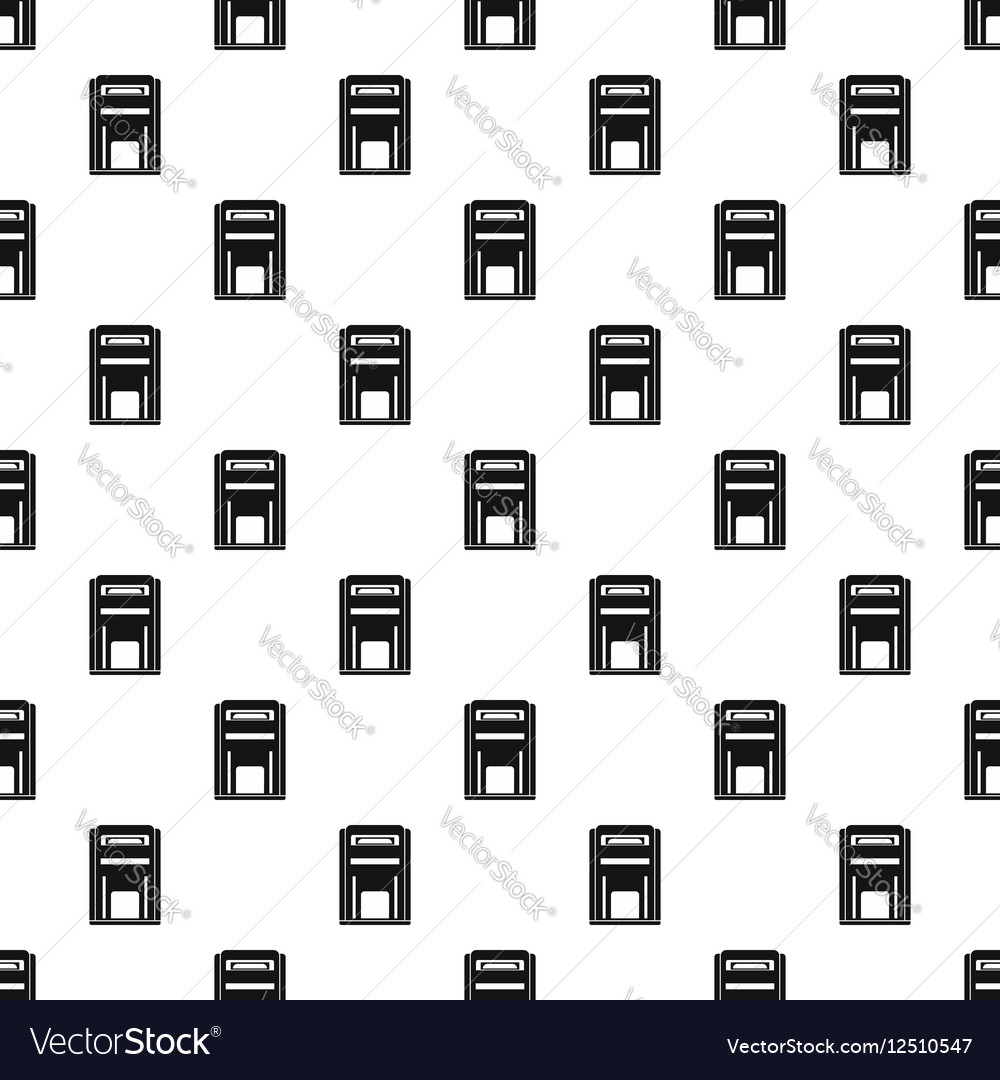 Big inbox pattern simple style Royalty Free Vector Image