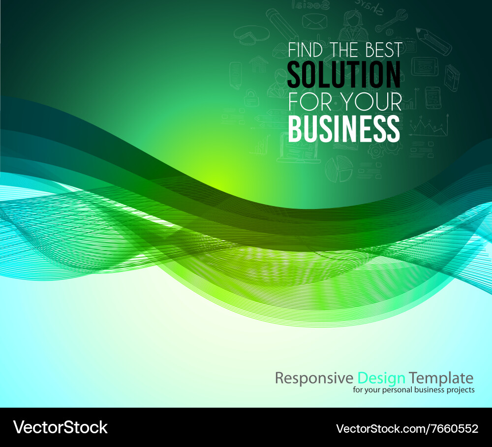 Brochure template flyer design and depliant cover Vector Image