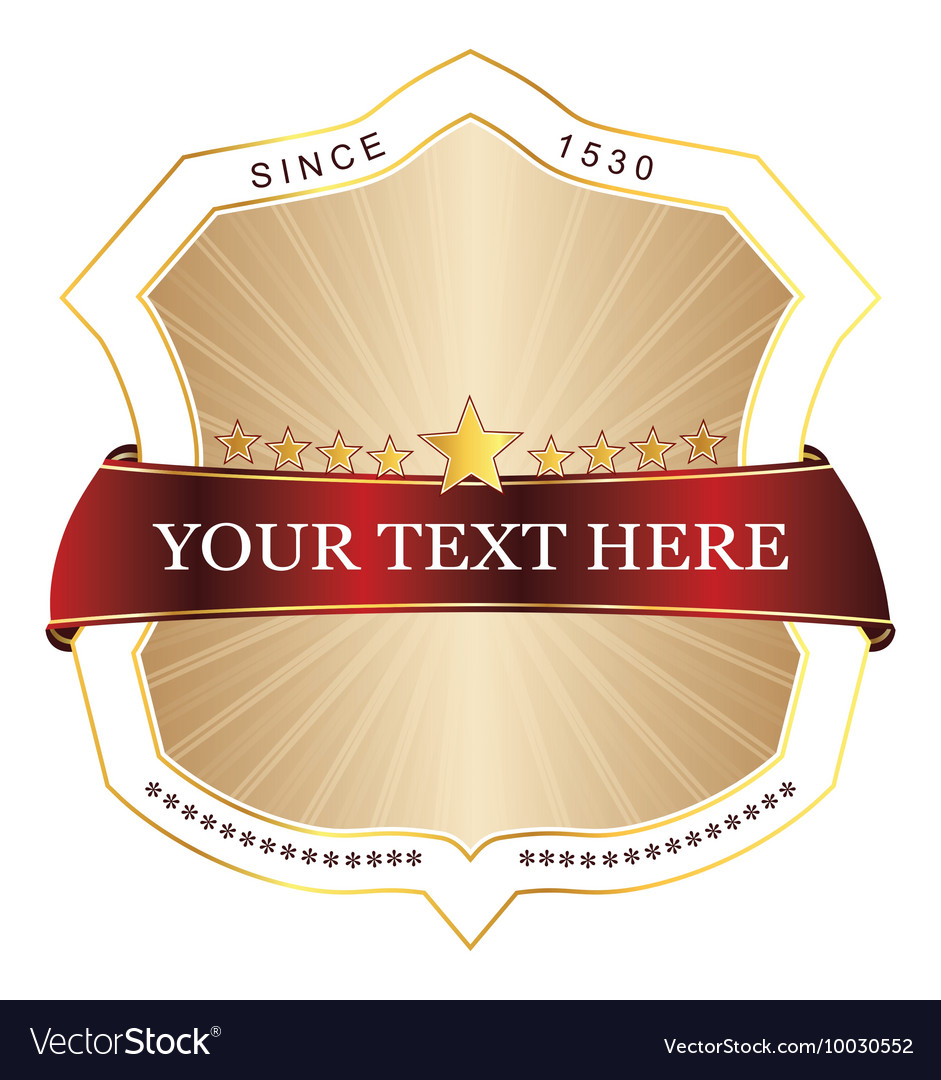 Label Royalty Free Vector Image - VectorStock