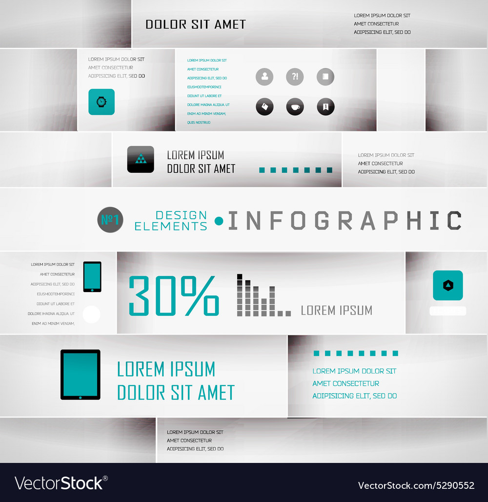 Set elements of infographics Royalty Free Vector Image