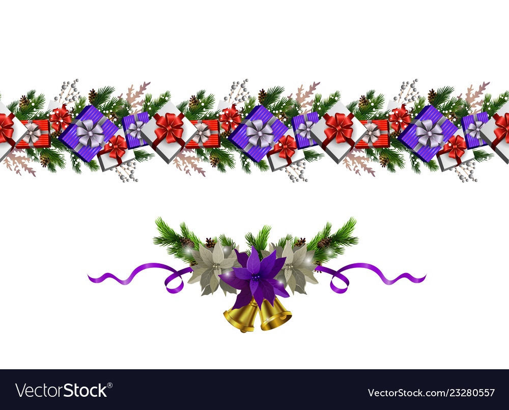 Christmas elements for your designs Royalty Free Vector