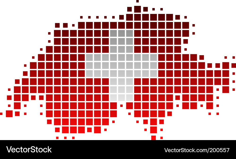 Map and flag of switzerland Royalty Free Vector Image