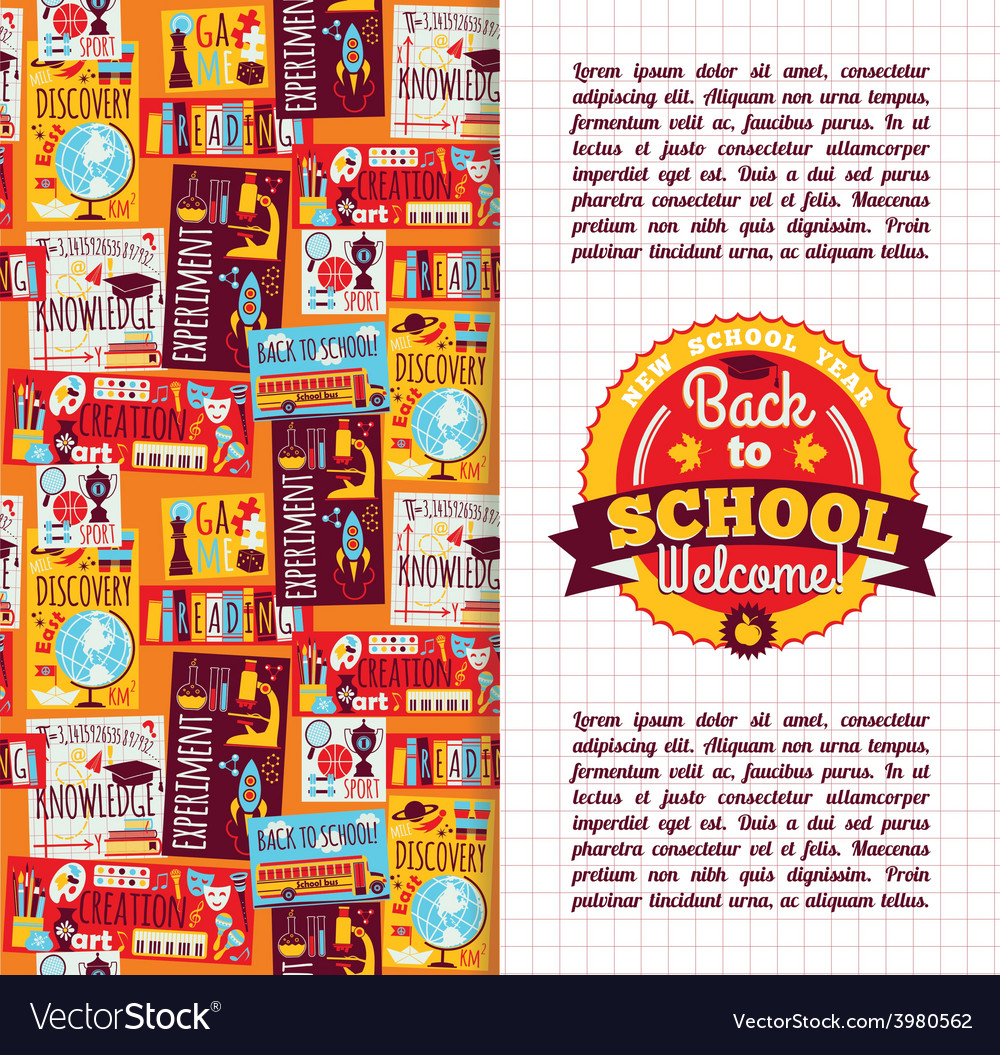 School Royalty Free Vector Image - VectorStock