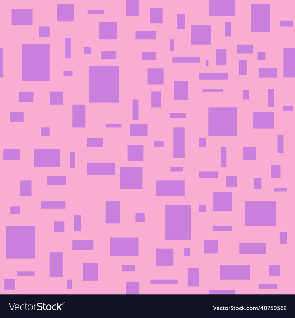 Seamless pattern geometric square in random size Vector Image