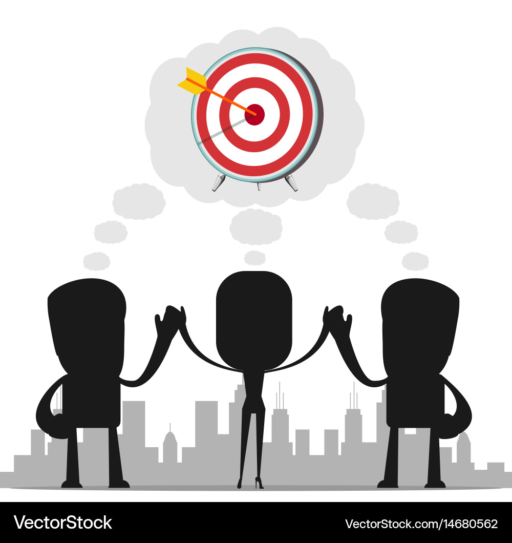 Teamwork concept Royalty Free Vector Image - VectorStock