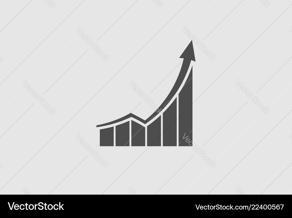 Business finance bar behavior stocks Royalty Free Vector
