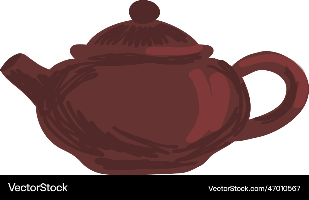 Teapot for chinese tea ceremony icon Royalty Free Vector