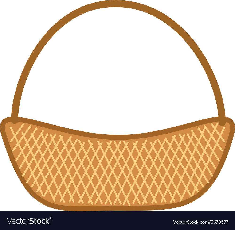 Basket Royalty Free Vector Image - VectorStock