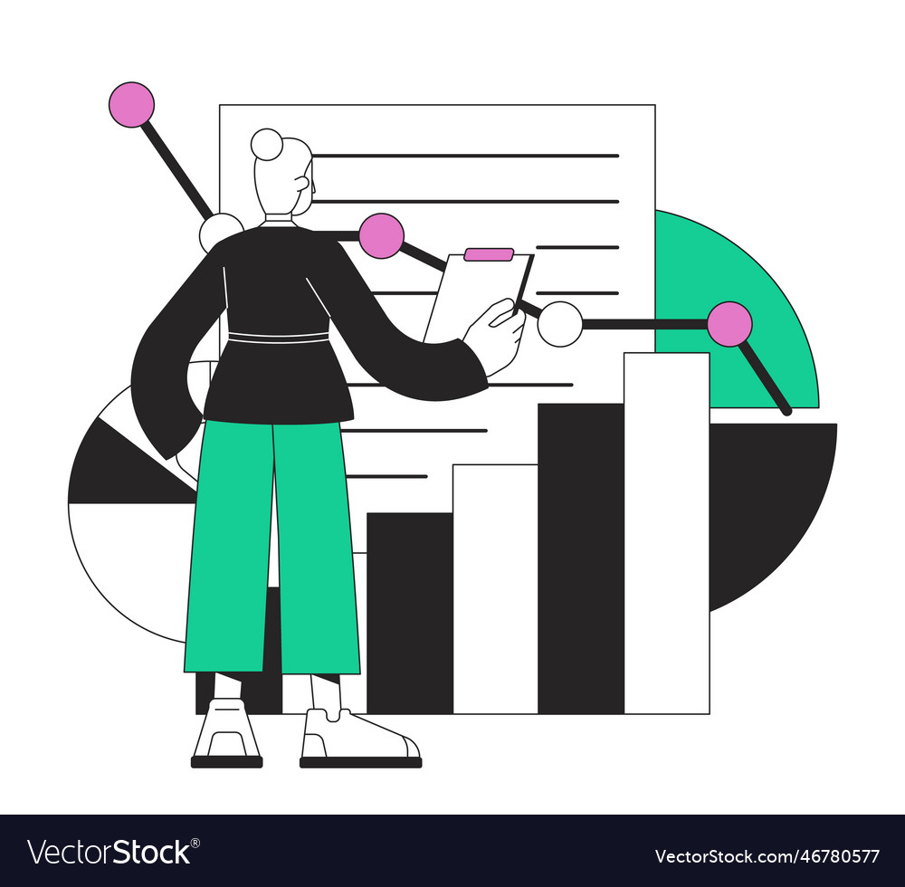 Startup performance optimization flat line Vector Image