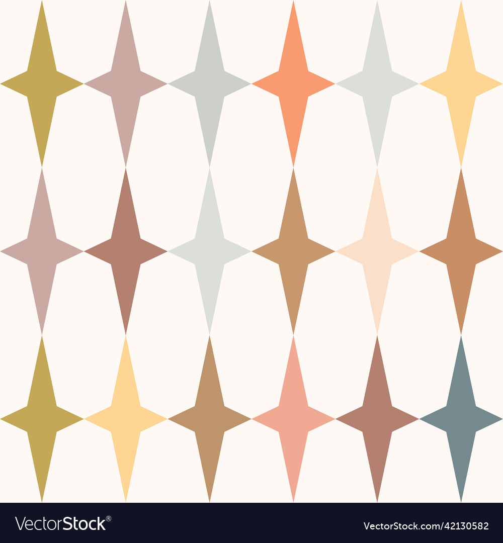 Geometric pattern brown abstract background Vector Image