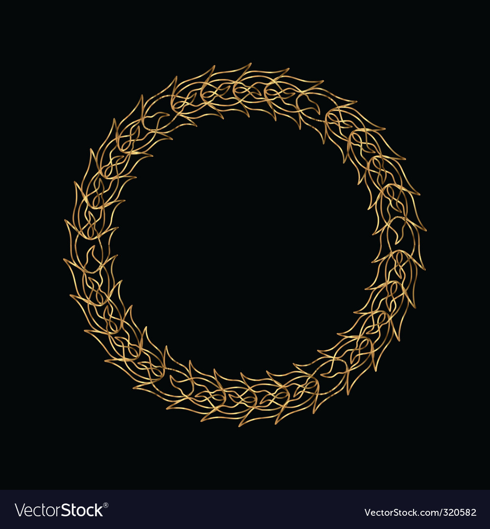 Laurel ring Royalty Free Vector Image - VectorStock