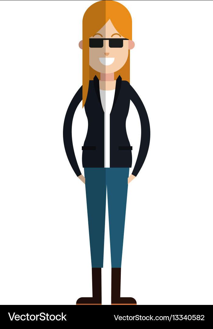 Woman cartoon icon Royalty Free Vector Image - VectorStock