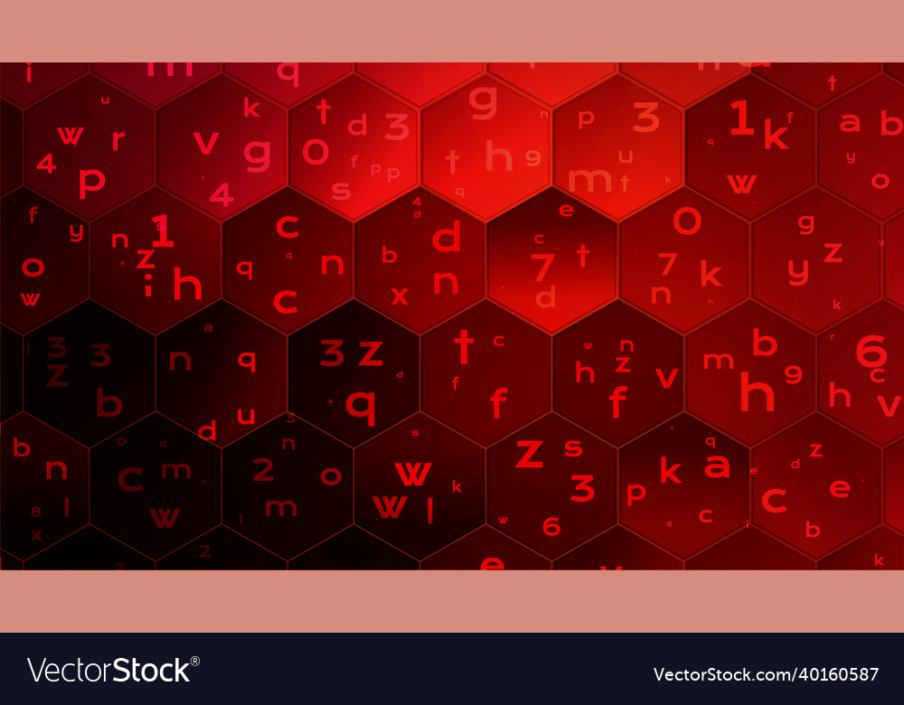 Abstract technology binary code dark red Vector Image Abstract technology binary code dark red Vector Image