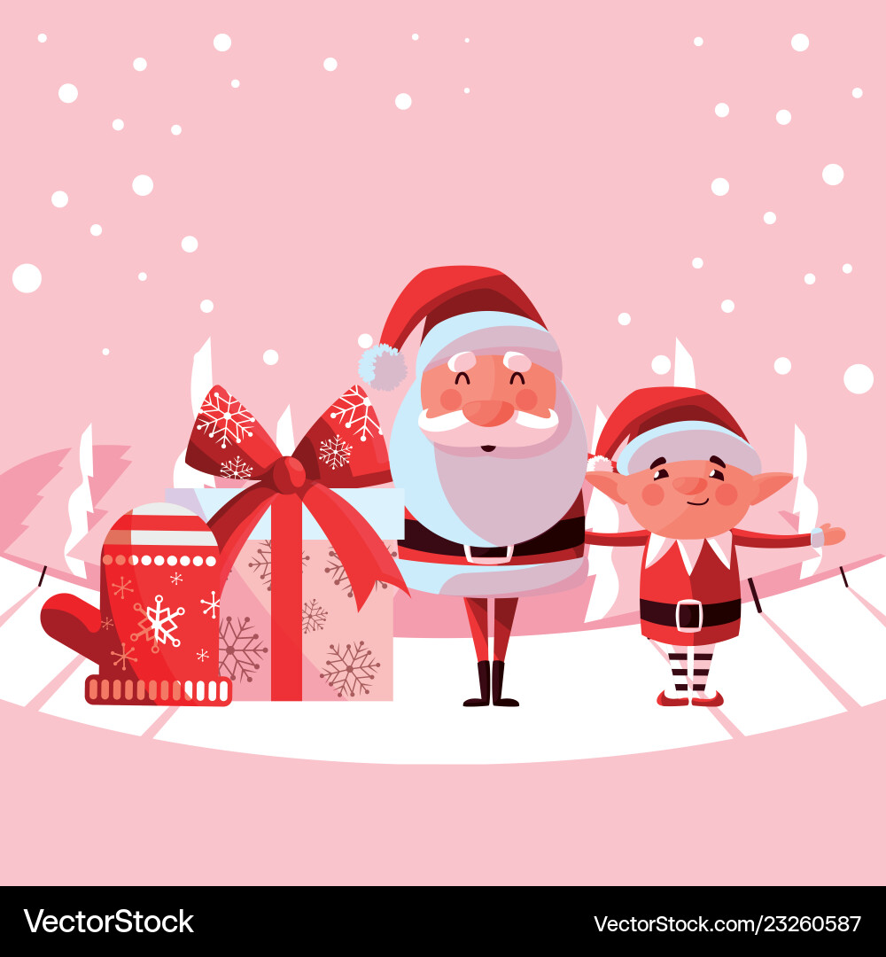 Christmas santa claus design Royalty Free Vector Image