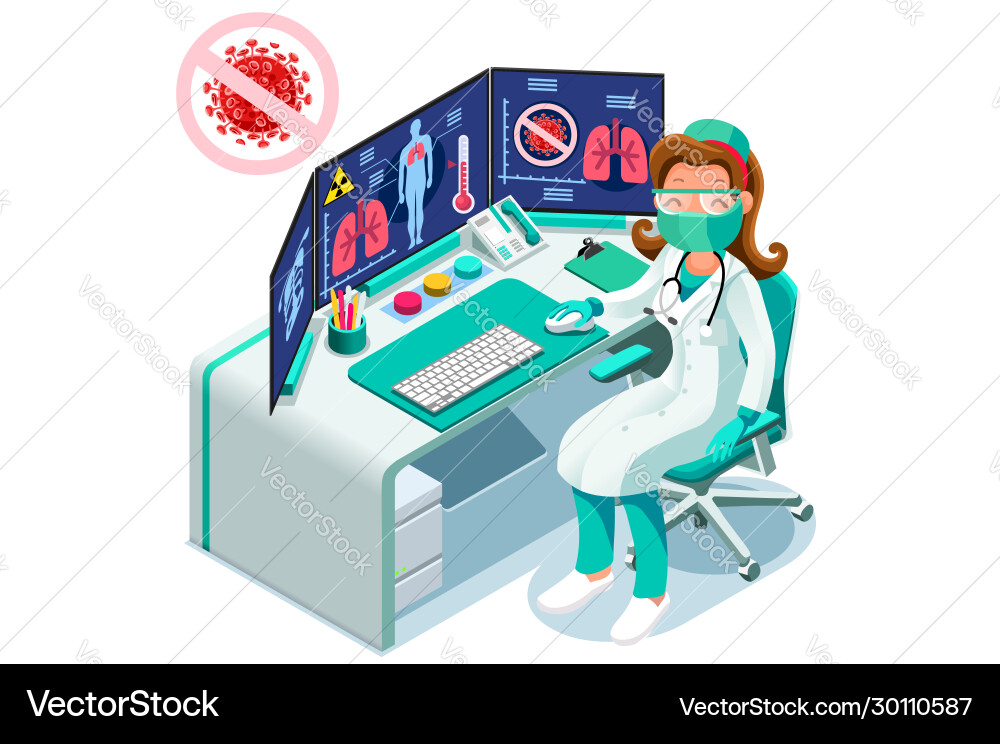 Coronavirus symbolic alert infection Royalty Free Vector