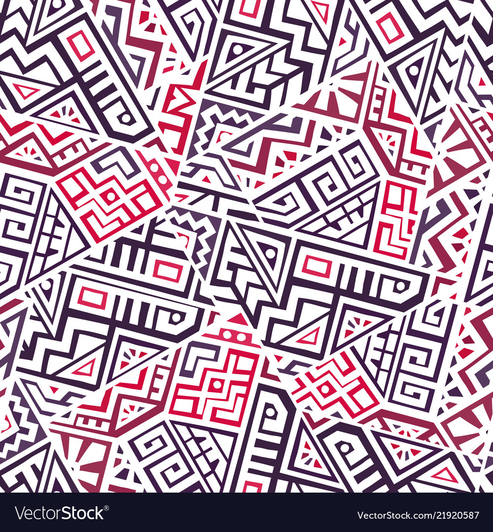 Creative geometric seamless pattern Royalty Free Vector